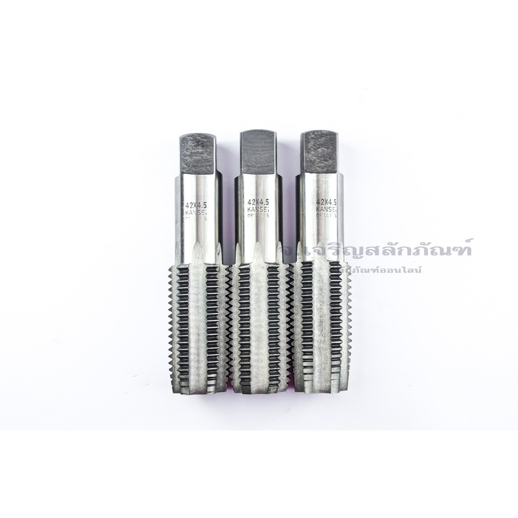 ต๊าปเกลียว KANSEI M42x4.5 M45x4.5 M48x5.0 ดอกต๊าปเกลียว 3 ตัวชุด ต๊าป ...