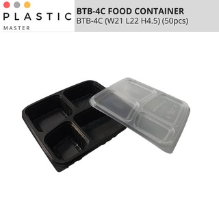 [Shop Malaysia] BTB-4C Disposable Square Food Container / Fast food ...