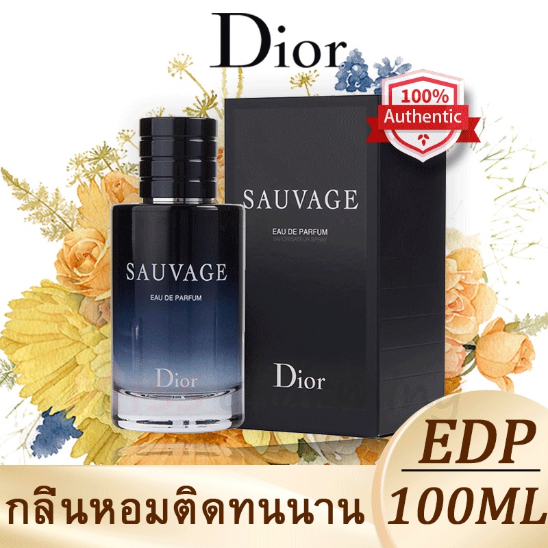 เคาน์เตอร์ของแท้น้ำหอม Dior Sauvage Elixir EDP EDT น้ําหอมผู้ชาย 100ml ...