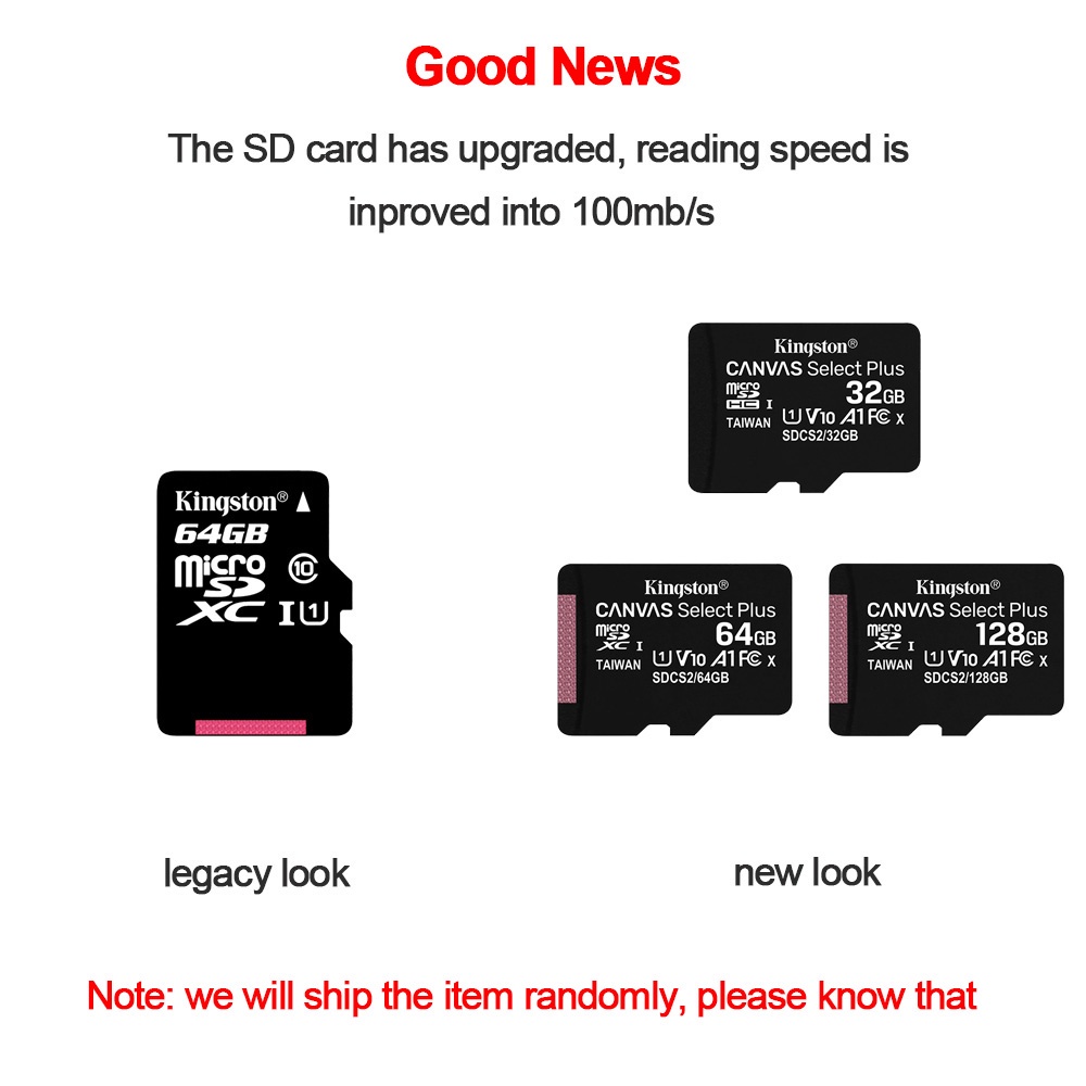 Kingston C10 Memory Card 16GB 32GB 64GB 128GB 8GB Micro SD Card SDHC SDXC UHS-I U1 Microsd Card ...