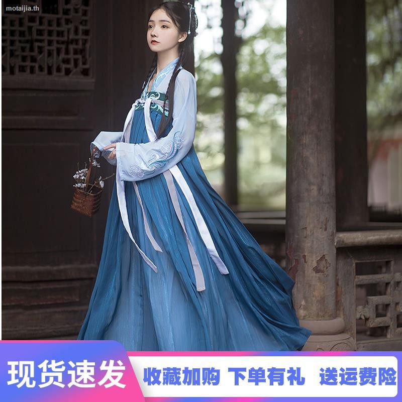 Hanfu กระโปรงคาร์ดิแกนหญิงเดิมหน้าอกสไตล์จีนฤดูร้อนสุดนางฟ้า - motaijia ...