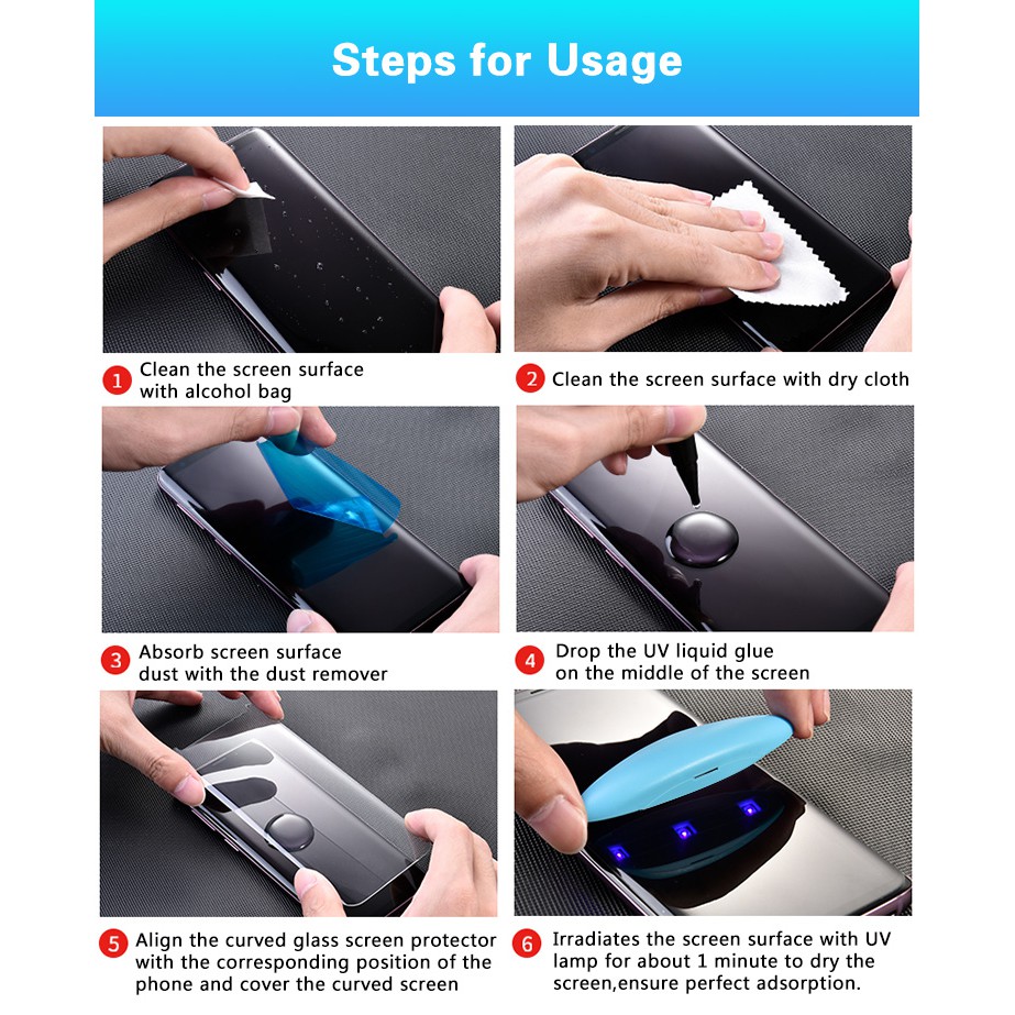 ฟิล์มกระจกนิรภัยป้องกันรังสียูวีสําหรับ Samsung S7 S8 S9 S10 S20 S11 S21 Plus - sufong_123.th ...