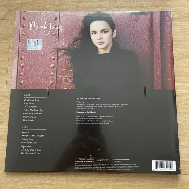 แผ่นเสียง Norah jones Come away with me 20 th anniversaryVinyl LP Album Reissue แผ่นเสียงมือ ...