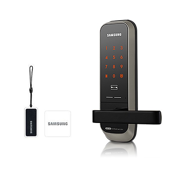 Samsung Ezon Smart Digital Door lock SHP-H20 keyless Black with Sticky ...