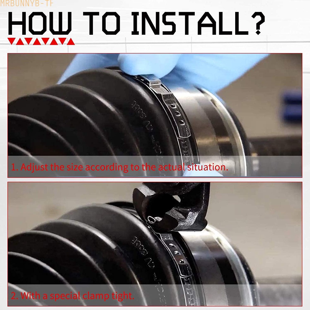 24x Joint Axle Boot Clamp Pliers Clip CV BOOT CLAMPS Kit Stainless ...