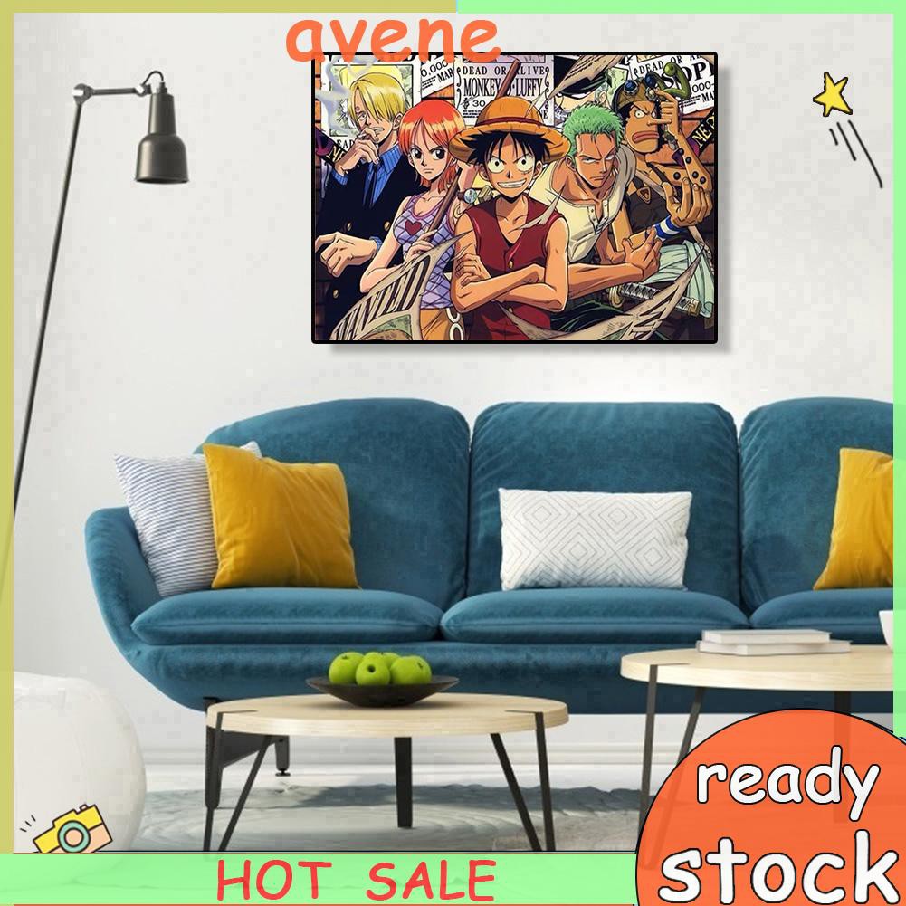 ชุดงานปักครอสติชเม็ดบีดทรงเพชร 5 D Diy รูปการ์ตูน Sea Poacher Anime ...