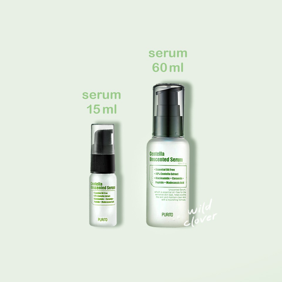 PURITO : แท้สแกนได้ centella unscented mini kit ; toner 30ml + purito ...