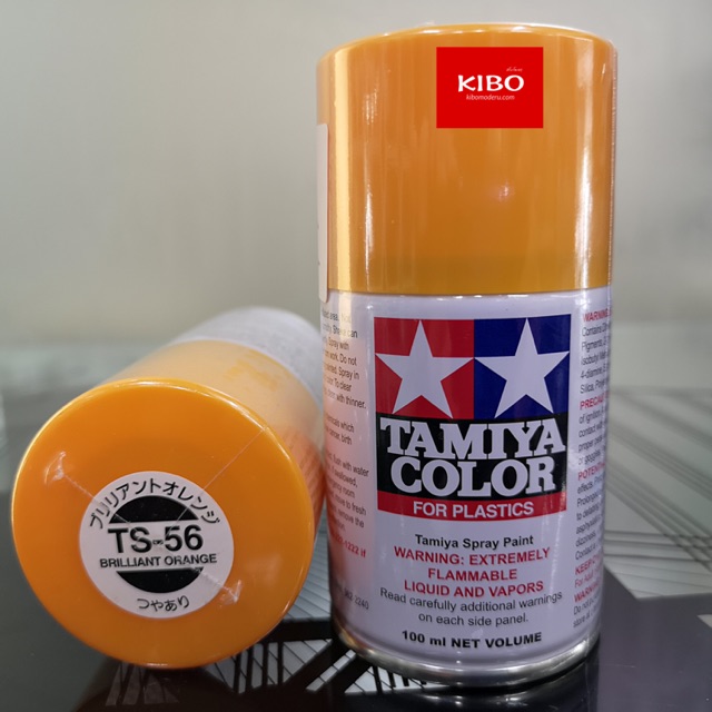 สีสเปรย์ทามิย่า Tamiya TS-56 brilliant orange 100ml สีส้มสว่าง | Shopee ...