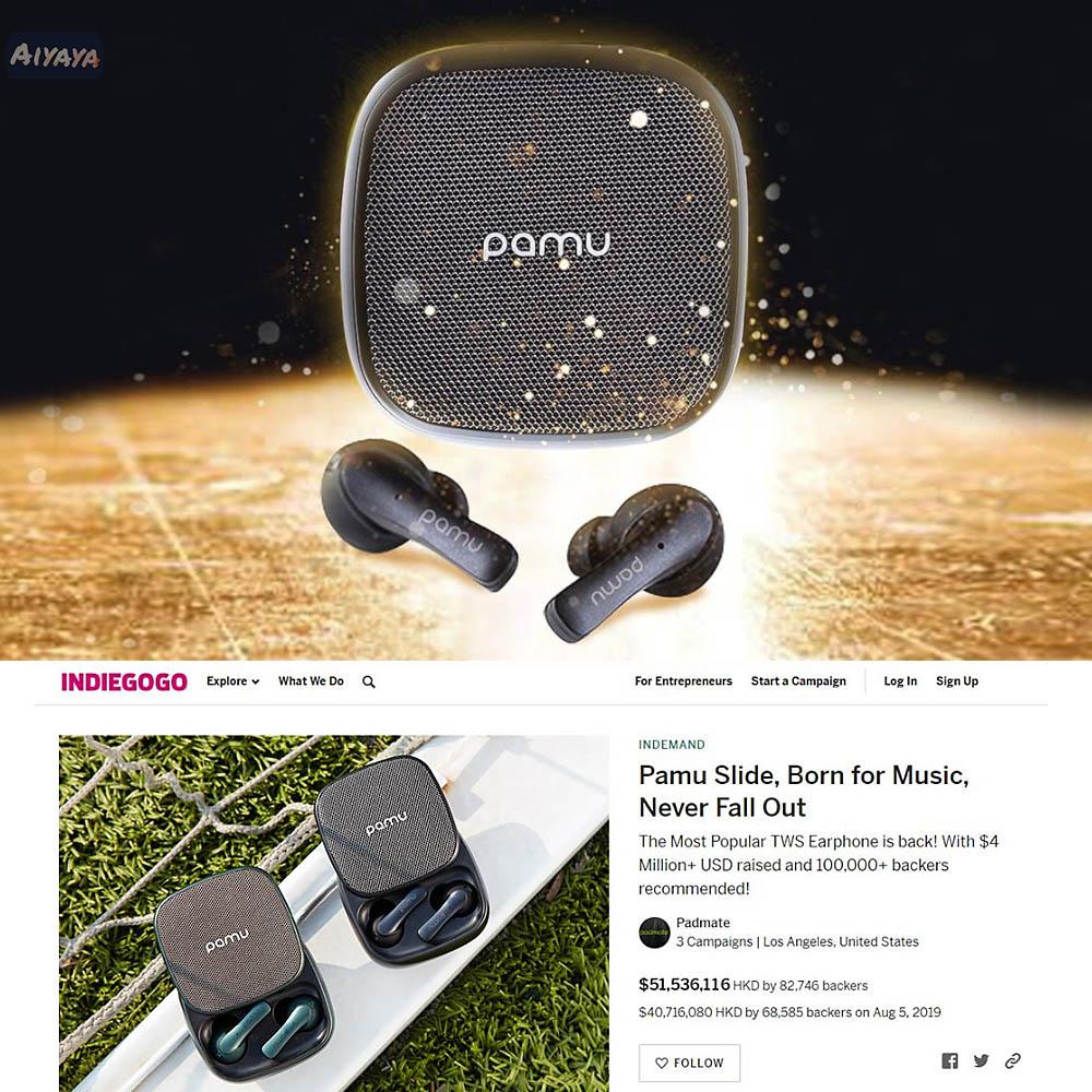 Ready Stock Padmate Pamu Slide Tws à¸«à¸¹à¸Ÿà¸±à¸‡à¹„à¸£à¹‰à¸ªà¸²à¸¢à ...