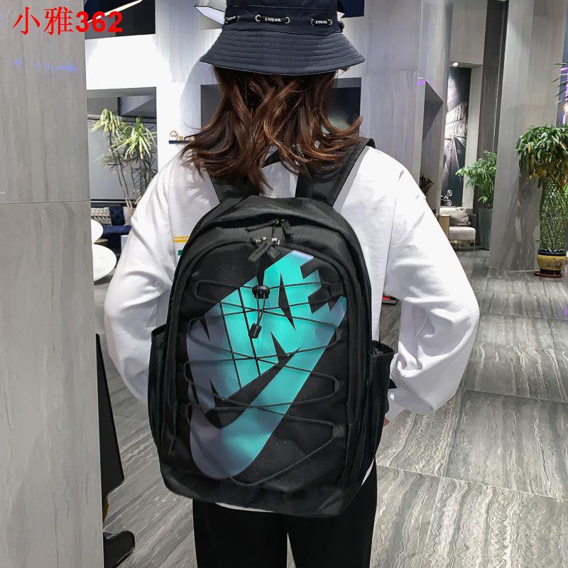 ๑Tide Brand Colorful Letter Backpack New School Backpack Male Women s ...