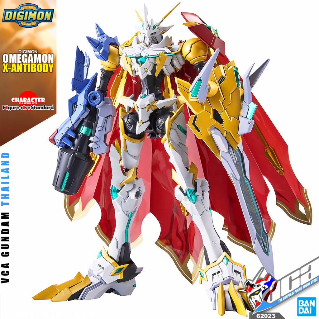 BANDAI FIGURE-RISE STANDARD OMEGAMON X-ANTIBODY X ANTIBODY XANTIBODY AMPLIFIED FIGURE RISE ดิจิ ...
