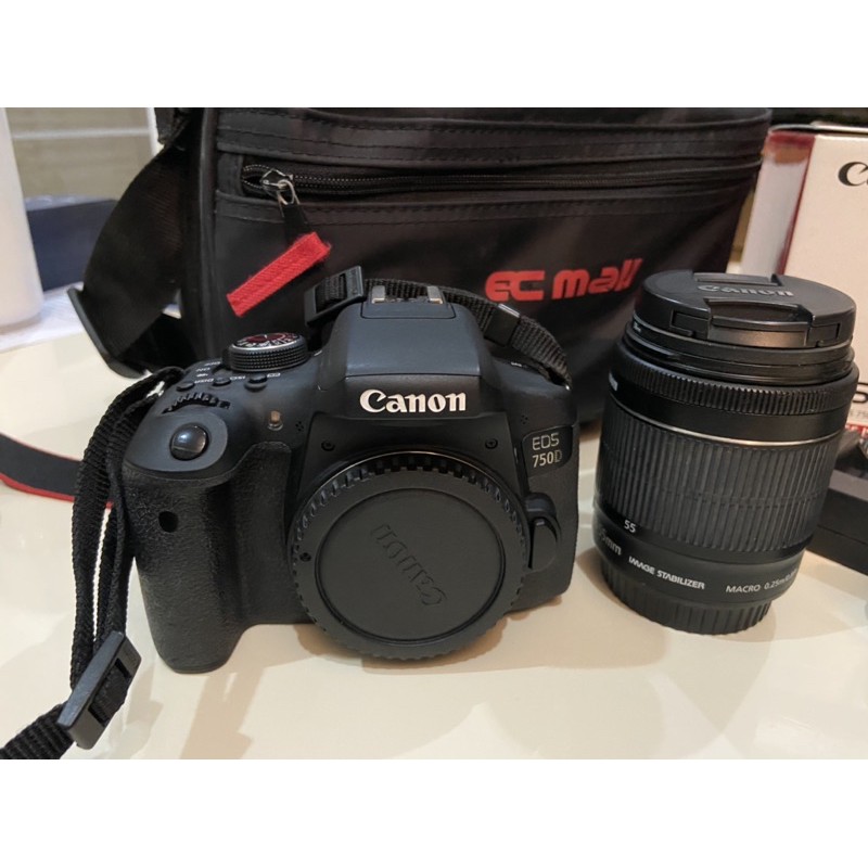 กล้อง Canon 750Dพร้อมเลนส์ แถมเลนส์ Fix | Shopee Thailand
