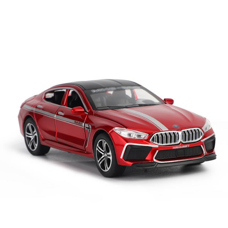 1/32 Alloy Die Cast M8 Sedan Model Toy Car Simulation Sound Light ull ...