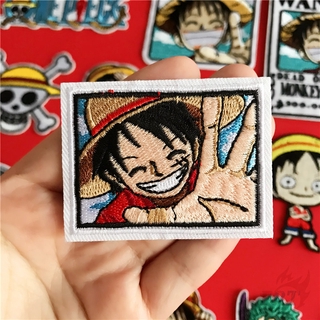 One Piece：King of The Sea Series 01 - Anime Iron-On Patch ♚ 1Pc Luffy ...