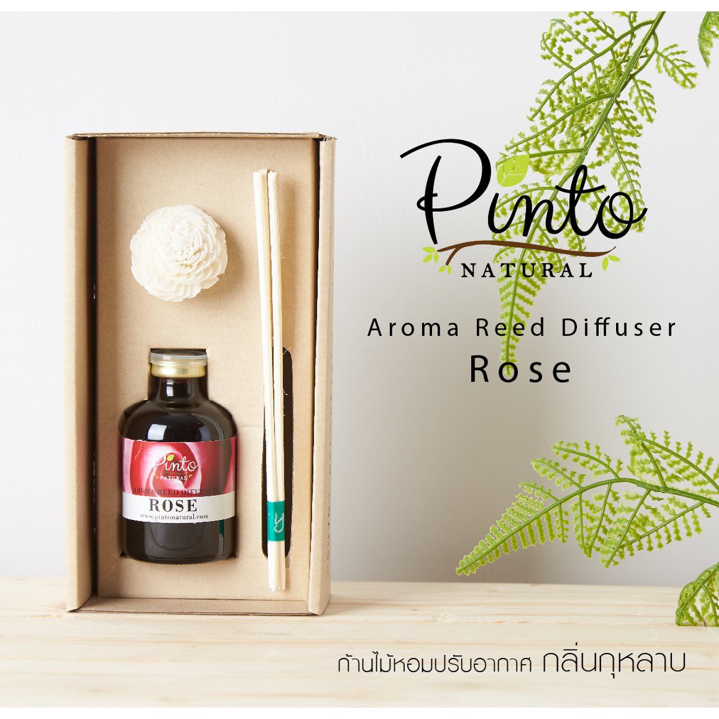 Pinto Natural ก้านไม้หอมปรับอากาศ ขนาด100ml. มีทั้งหมด21กลิ่น Aromatic ...