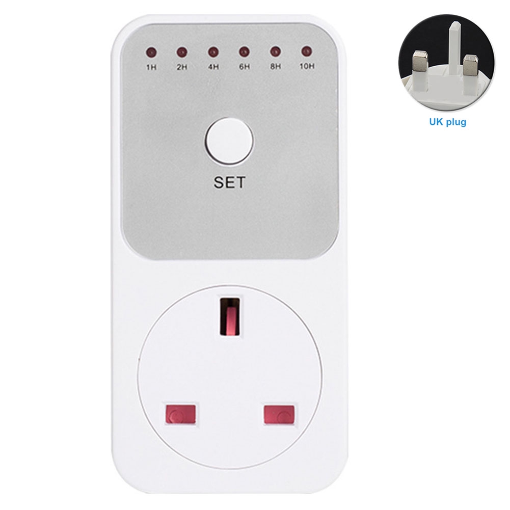 US EU UK Plug Countdown Timer Switch Smart Control Plug-In Socket Auto Shut Off Outlet ...