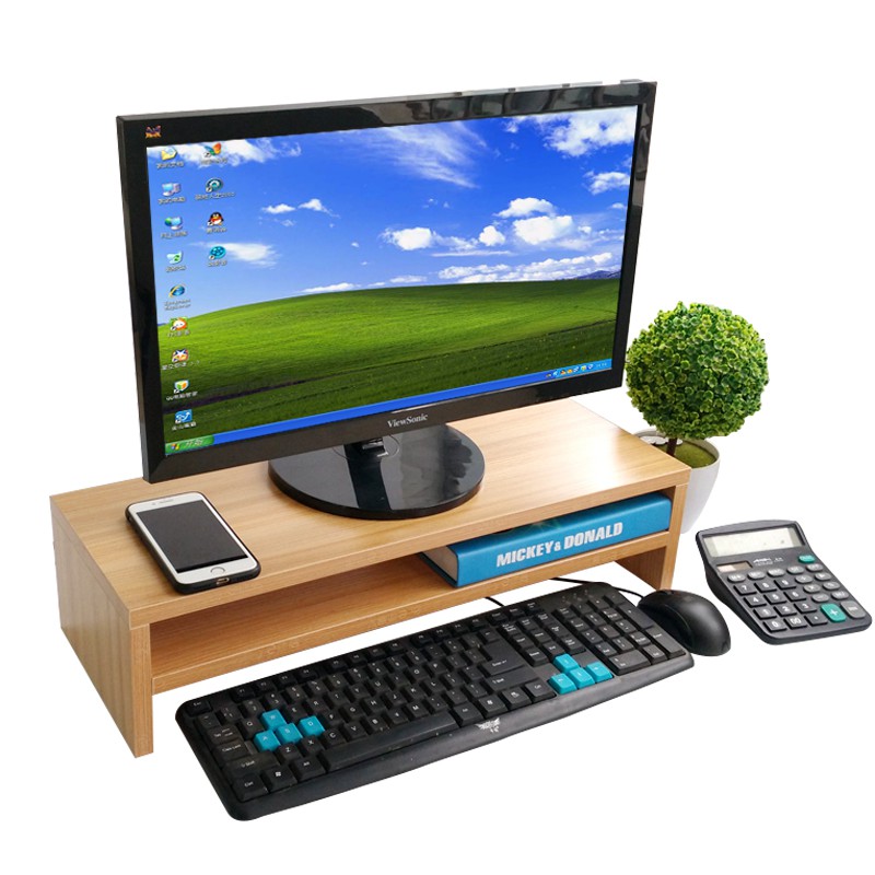 ♞Display Raise Frame Neck Protector Desktop Computer Base Pad Keyboard ...