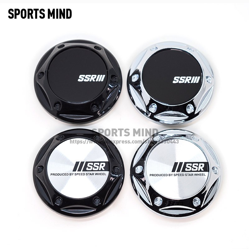 4PCSlot 6864MM Car Wheel Center Hub Caps for SSR PRODUCED BY SPEED STAR ...
