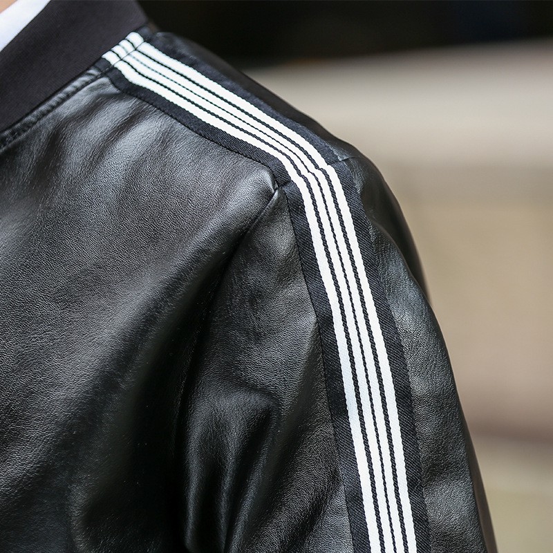 เสื้อแจ็คเก็ตผ้ากํามะหยี่หนังเทียมลําลองสไตล์เกาหลีสําหรับผู้ชาย 2020 ...