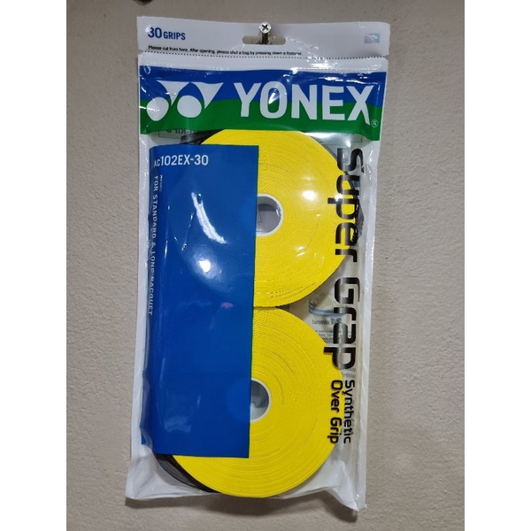 YONEX OVER GRIP (SUPER GRAP) 30 GRIPS เหนียว หนึบ ทน จร้า ...