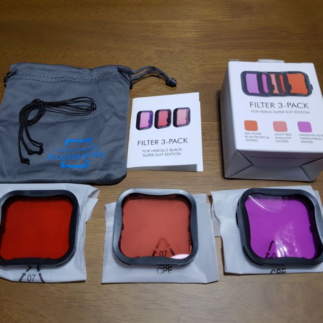 Filter GoPro Super suit ฟิลเตอร์ Red filter GoPro7/GoPro6/Gopro5 Hero7 ...
