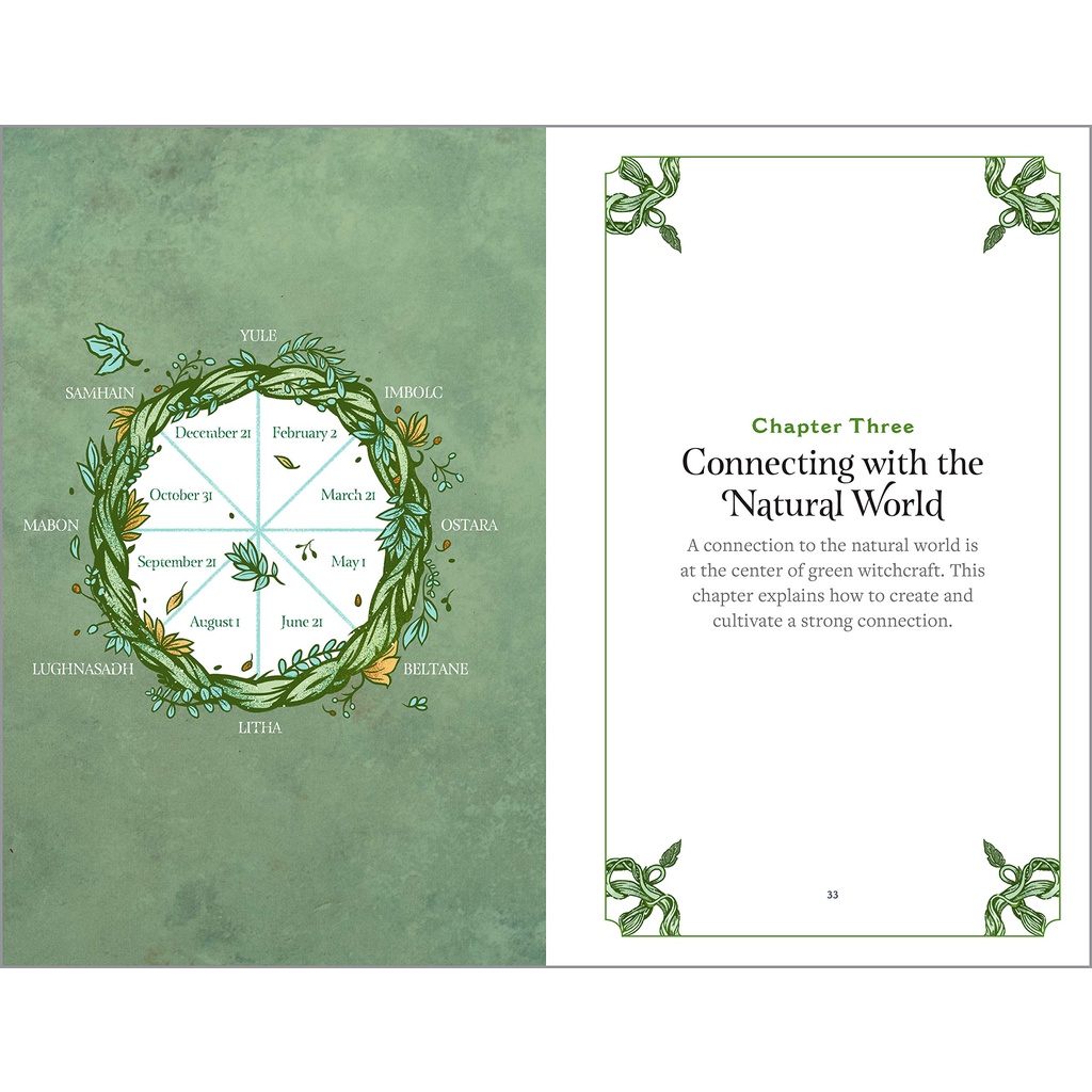 หนังสือภาษาอังกฤษ Green Witchcraft A Practical Guide to Discovering the ...