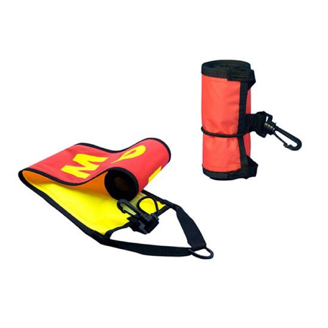 SURFACE MARKER - SMB POCKET BUOY [orange-yellow] COMPACT OPEN ENDED ...