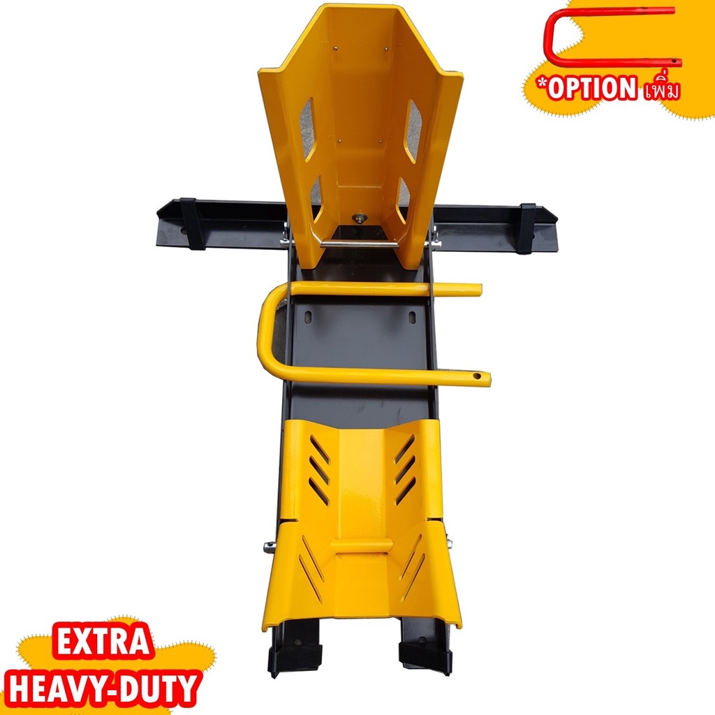 TITAN TECH สแตน ล็อคล้อหน้า สีเหลือง BIGBIKE FRONT Wheel Lock CHOCK ...