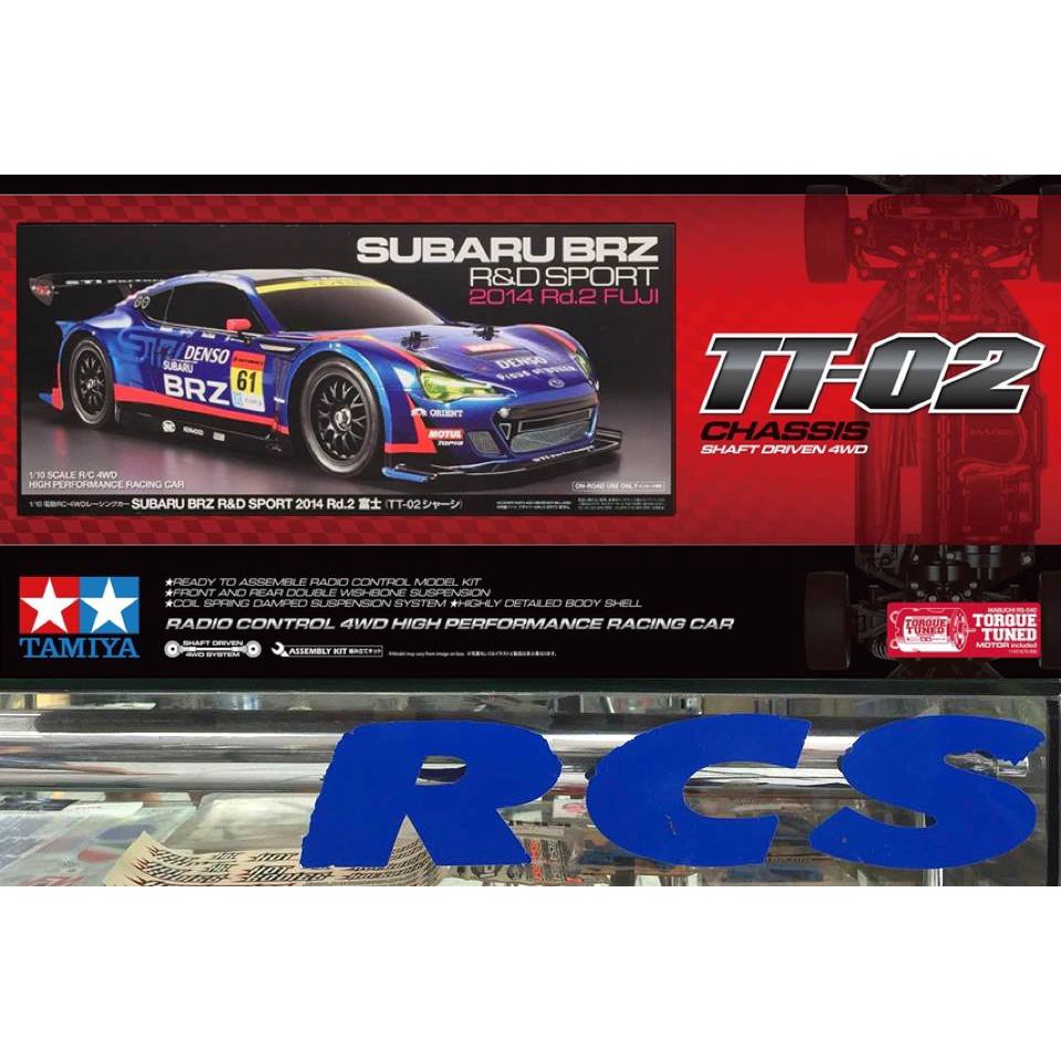 TAMIYA 58607A ชุดคิท TT-02 บอดี้ Subaru BRZ RD Sport 2014 Rd.2 Fuji ไม่ ...