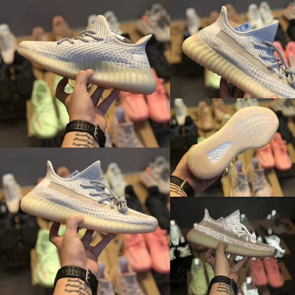 Original Adidas Yeezy Boost 350 V 2 Edison รองเท้าผ้าใบลําลองสําหรับ ...