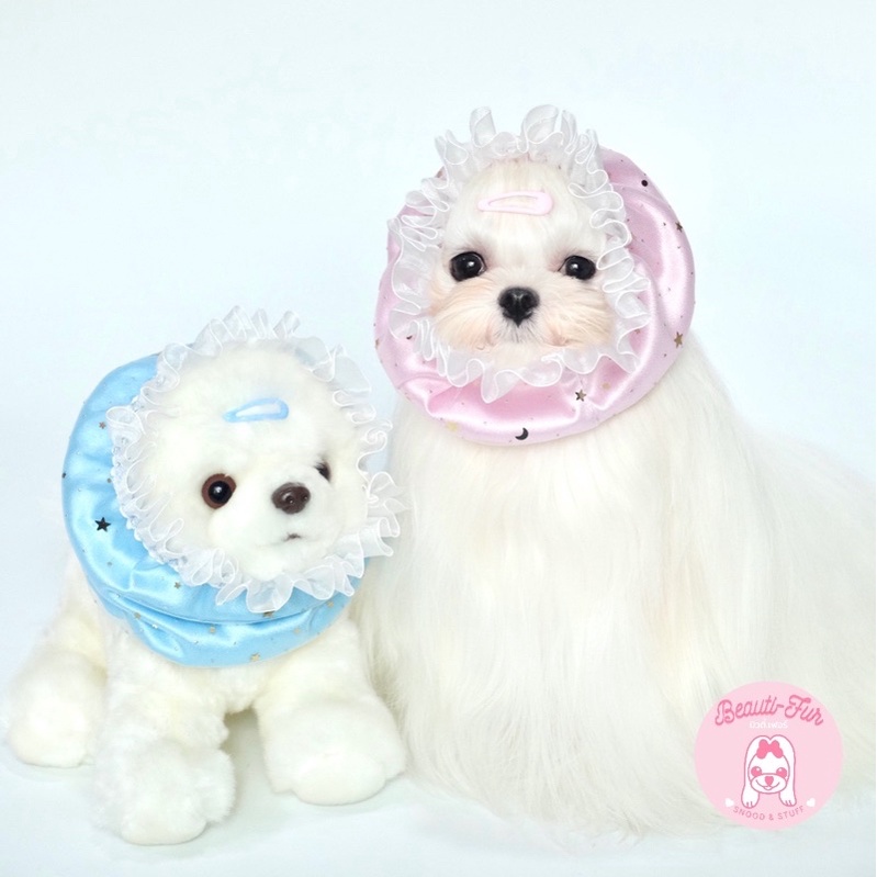 Dreamy Dog snood สนู๊ด หมวกกันเปื้อน หมา แมว - beauti_fur - ThaiPick