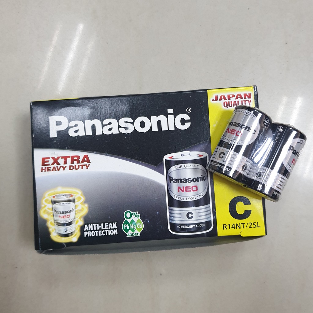 ถ่าน Panasonic Neo C พานาโซนิค ขายส่งยกกล่อง 24 ก้อน แท้ 100% | Shopee ...