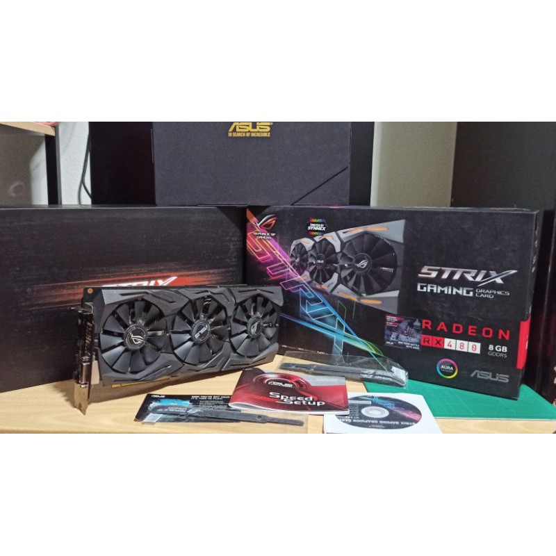 การ์ดจอ RX480 8G ASUS STRIX GAMING | Shopee Thailand