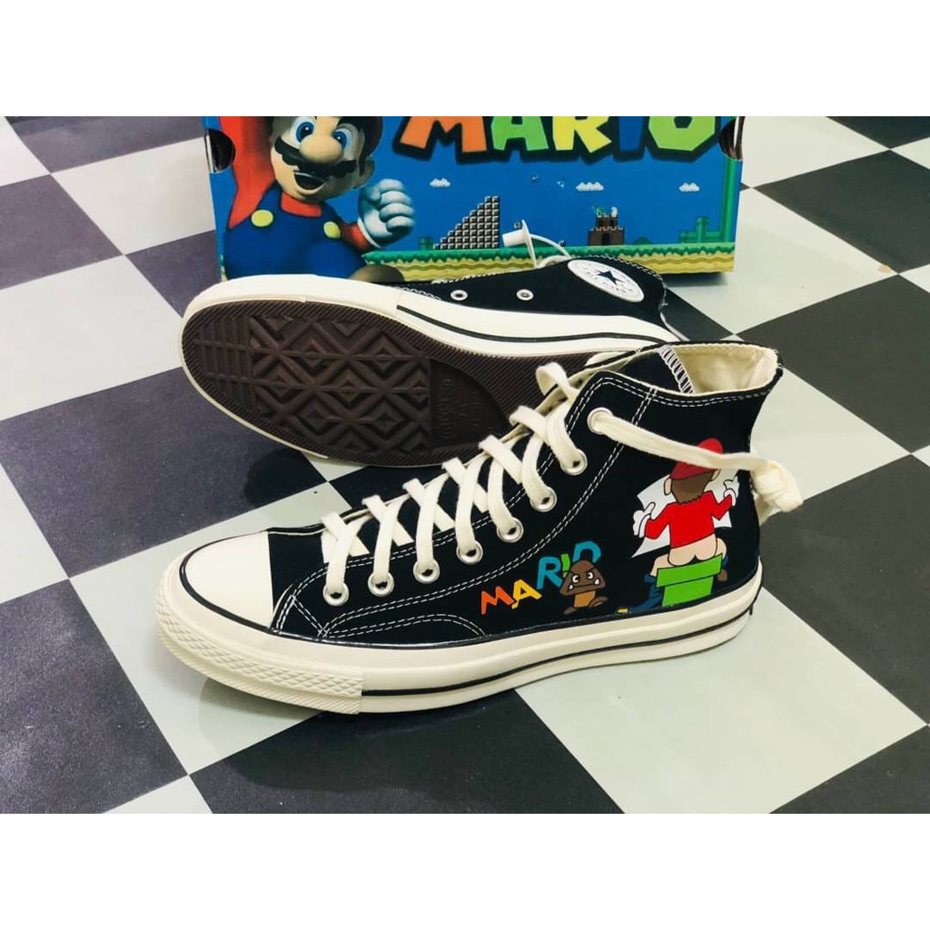 Converse X Super Mario Bros Chuck Taylor High Top Black | atelier-yuwa ...