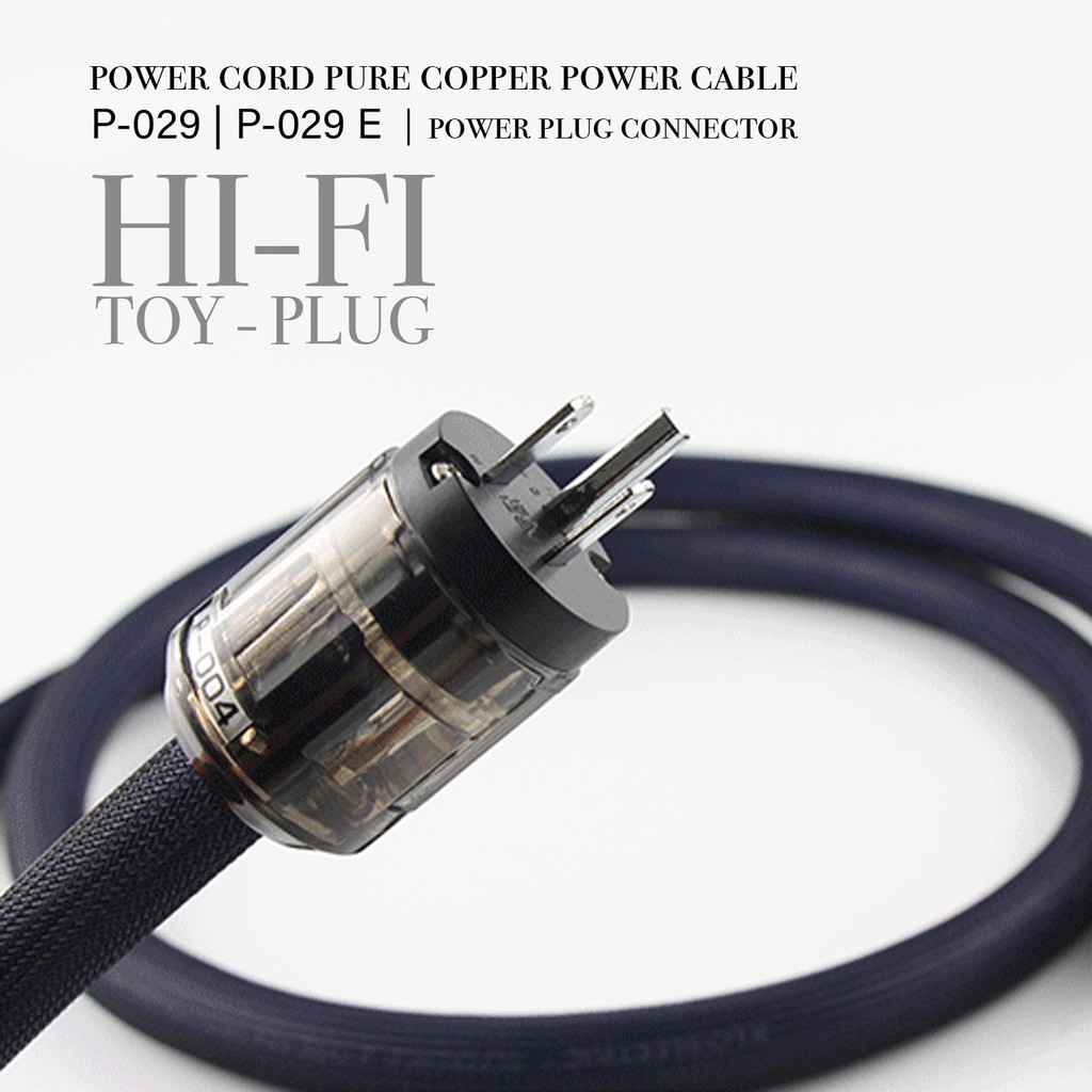 สายไฟ | HiFi TOY-PLUG - P029 | AC Power Cord -pure copper | หัว-ท้าย P ...