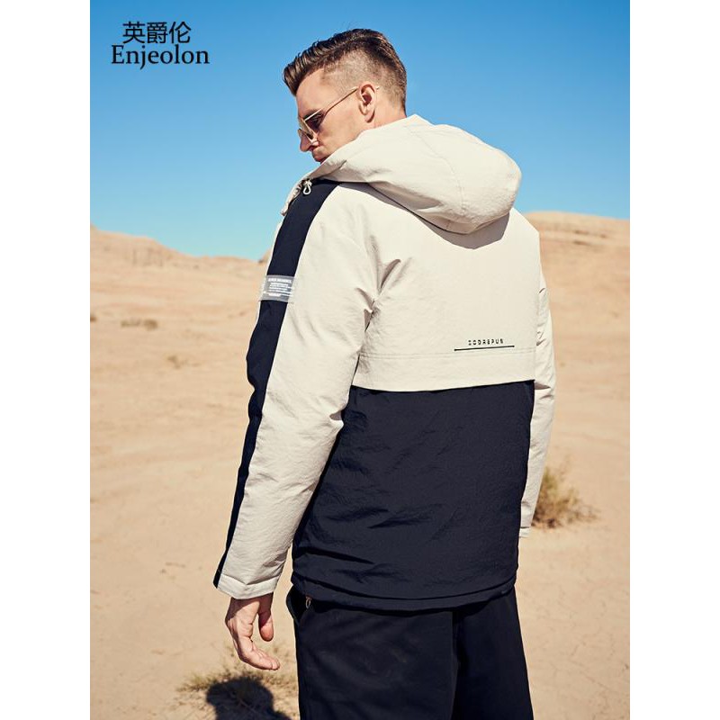 เสื้อแจ็คเก็ตกันหนาวสีขาวสําหรับผู้ชาย - pbs66.th - ThaiPick