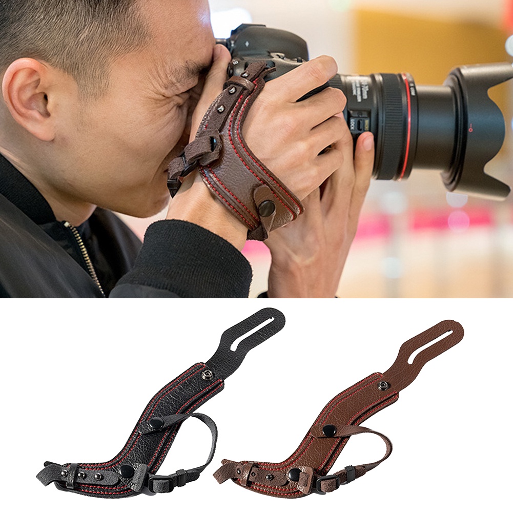 Camera Wrist Strap Outdoor Soft Durable Portable Artificial Leather ...