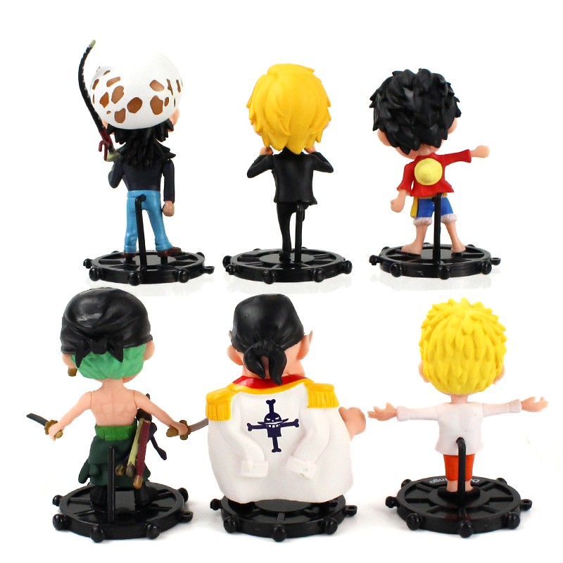 Anime One Piece PVC Action Figures Cute Mini Figure Toys Dolls Model ...