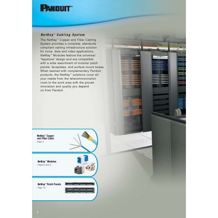 สายแลน Cat6 Panduit Cat6 สายแลน ️LAN Netkey Panduit CAT6️ สีฟ้า (305 m ...