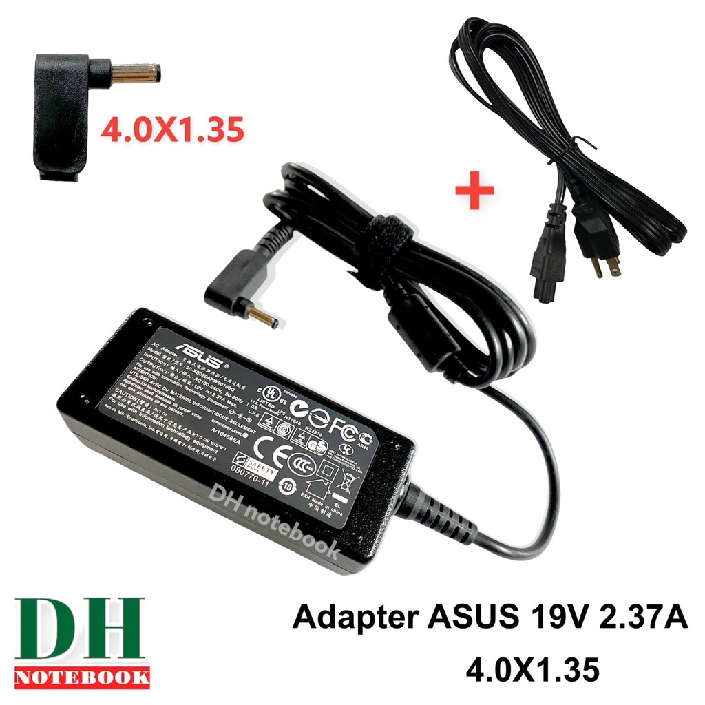 สายชาร์จ Adapter ASUS 19V 2.37A 4.0x1.35 45W (W) | Shopee Thailand