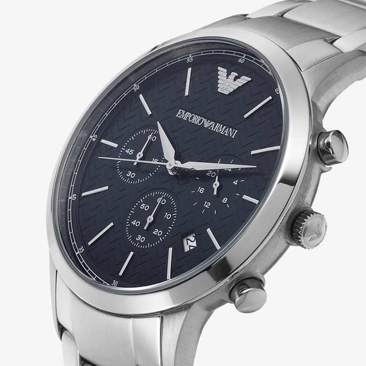 EMPORIO ARMANI นาฬิกาข้อมือผู้ชาย รุ่น AR2486 Classic Chronograph Blue ...