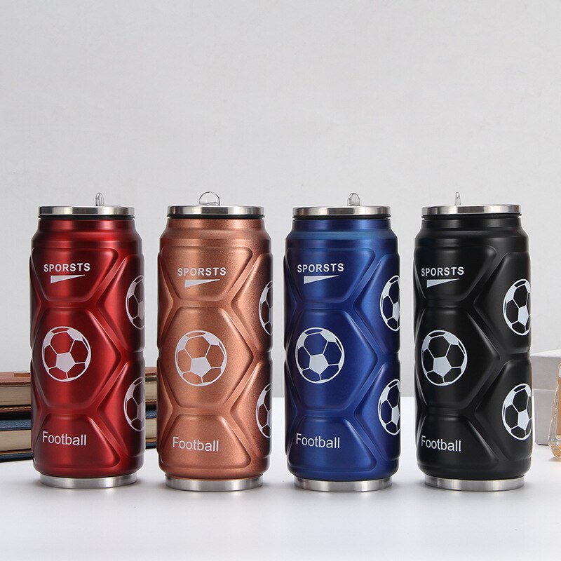 Please COD Stainless Tumbler 500Ml Thermos Vacuum Flasks Football ...