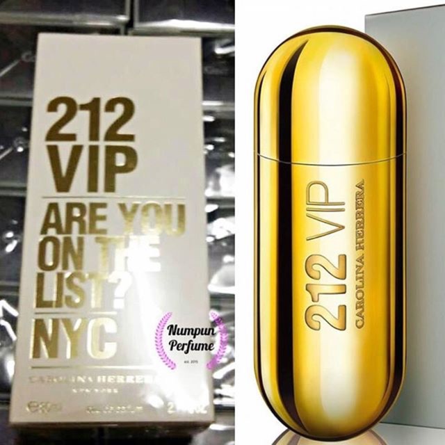 Carolina Herrera 212 VIP Are You On The List NYC edp 80ml. ซีล | Shopee ...