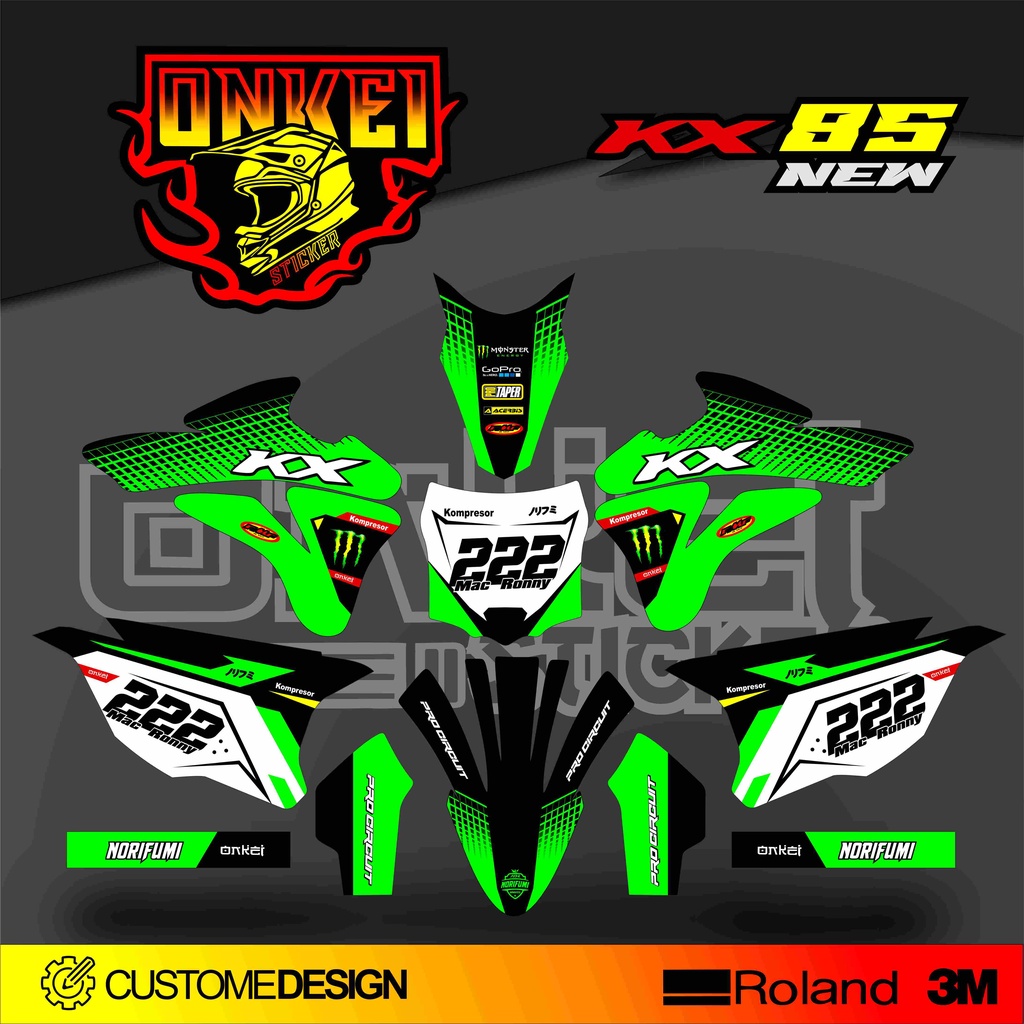 สติกเกอร์ Kx 85 NEW KN3 - onkei_sticker02.th - ThaiPick