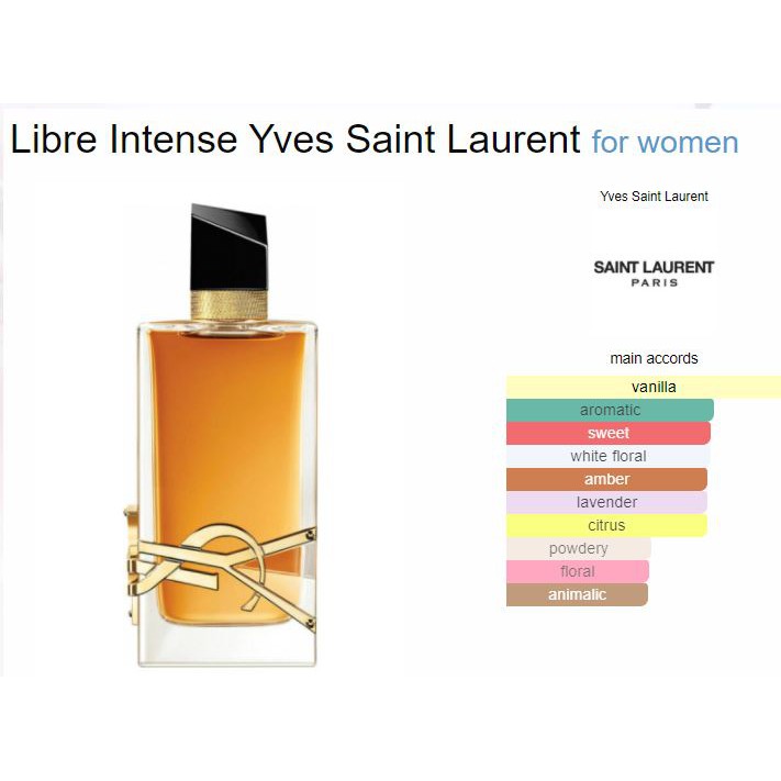 ของแท้ Yves Saint Laurent (YSL) Libre EDP Intense for women 90 ml (พร้อมส่งค่ะ) - wimonwanr ...