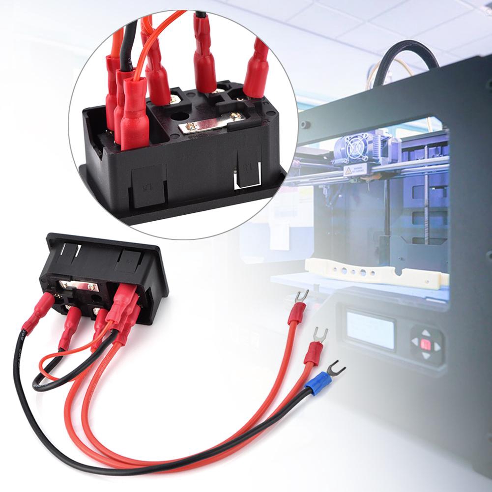 โมดูล U-type Plug 15A 220 V 110 V สำหรับเครื่องพิมพ์ 3 D Printer ...
