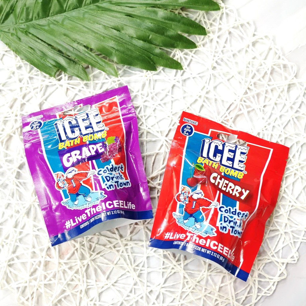 ICEE Bath Bomb 50g. / 1pcs. บาธบอม์บสร้างสีสันสดใสให้กับการอาบน้ำของ ...