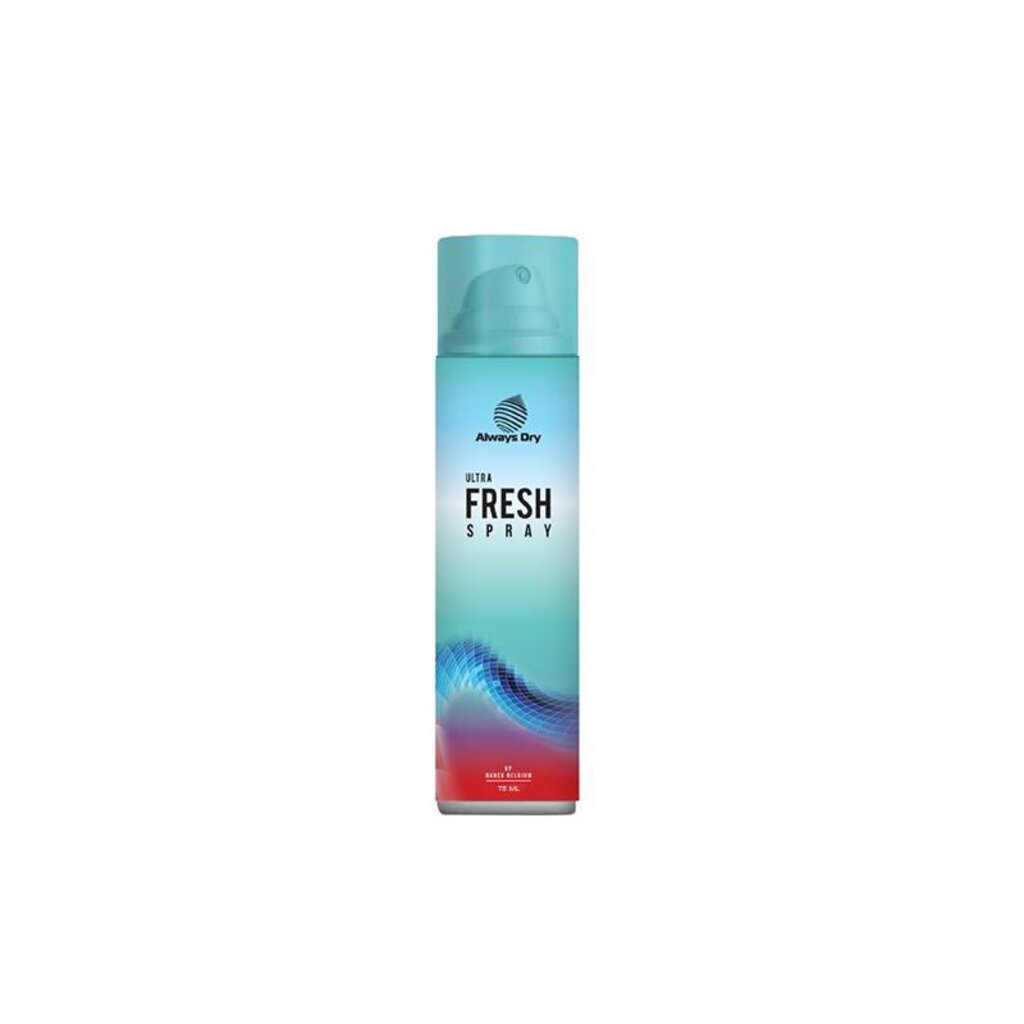 Always Dry Ultra Fresh Spray 75ML เป็นสเปรย์ขจัดกลิ่นรองเท้าและกำจัด ...