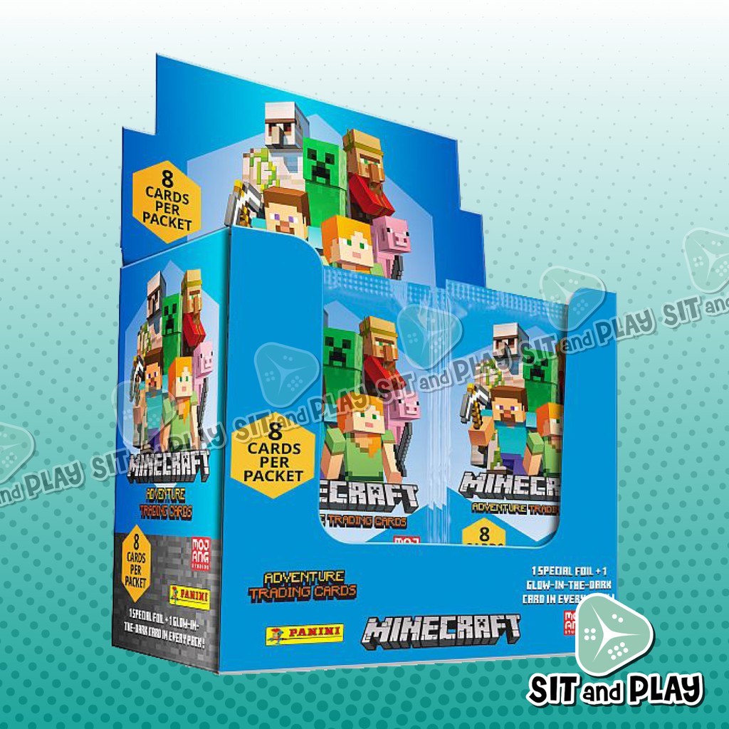 Minecraft Adventure Trading Cards Booster Display (36 Packs) | Shopee ...