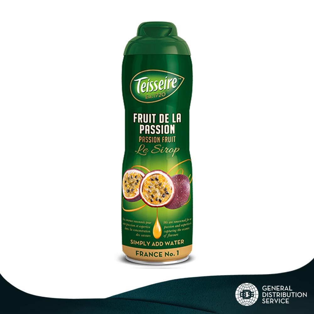 Teisseire Passion Fruit Syrup 600 ml | ไซรัป เตสแซร์ กลิ่นเสาวรส ...